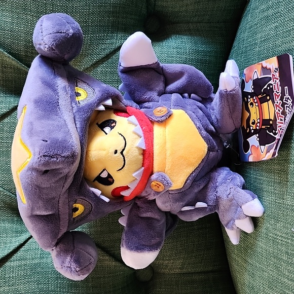 Pokemon | Toys | Pokemon Pikachu As Garchomp Plush Toy | Poshmark